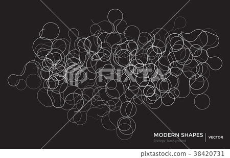 Abstract shapes geometric background science - Stock Illustration ...