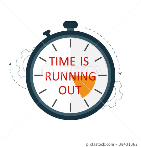 time, running, alert - Stock Illustration [38431362] - PIXTA