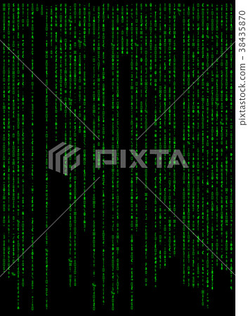 matrix digital background beautiful banner - Stock Illustration ...