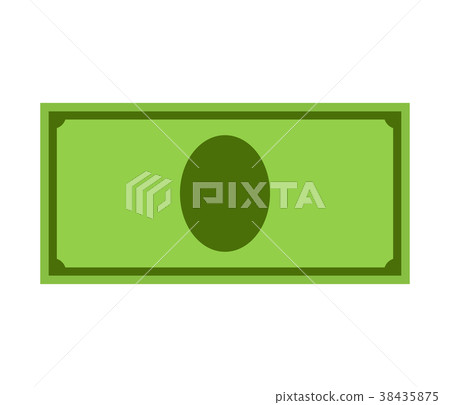 Money dollar note silhouette vector symbol icon - Stock Illustration ...