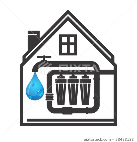 House water filtration - Stock Illustration [38458188] - PIXTA