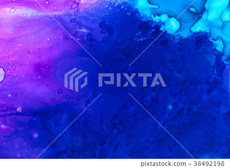 Colorful background hand drawn with bright inks - Stock Illustration ...