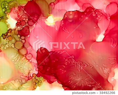 Colorful background hand drawn with bright inks - Stock Illustration ...