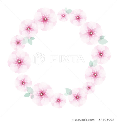 Cherry tree frame - Stock Illustration [38493998] - PIXTA
