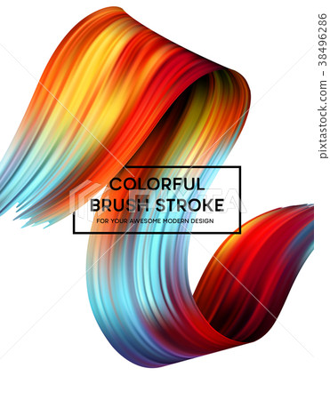 Bright Color Paint Stains for Modern Poster-插圖素材 [38496286] - PIXTA圖庫