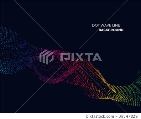 Elegant abstract spectrum rainbow gradient line - Stock Illustration ...