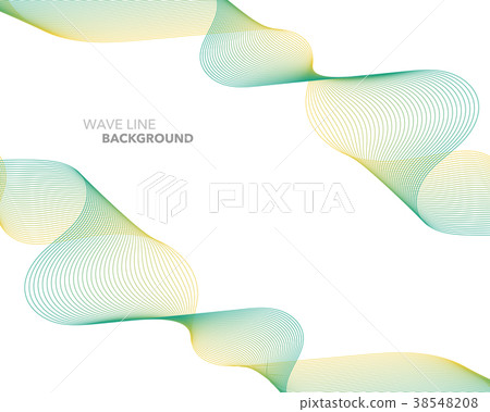 Elegant abstract vector web gradient wave line - Stock Illustration ...