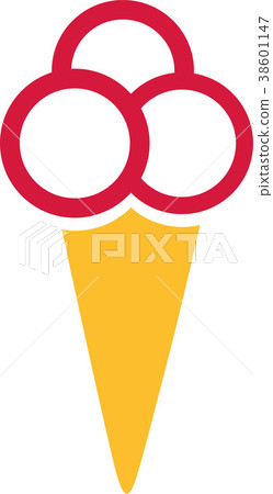 icecream_symbol_2c.eps - Stock Illustration [38601147] - PIXTA