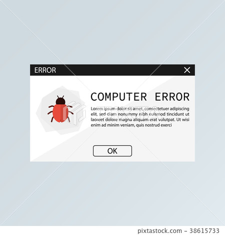 vector, error, window - Stock Illustration [38615733] - PIXTA