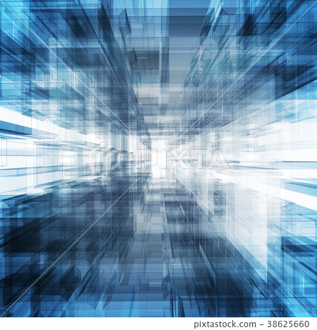 Abstract architecture 3d rendering - Stock Illustration [38625660] - PIXTA