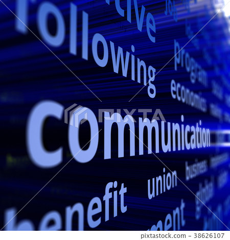 Communication concept 3d rendering - Stock Illustration [38626107] - PIXTA
