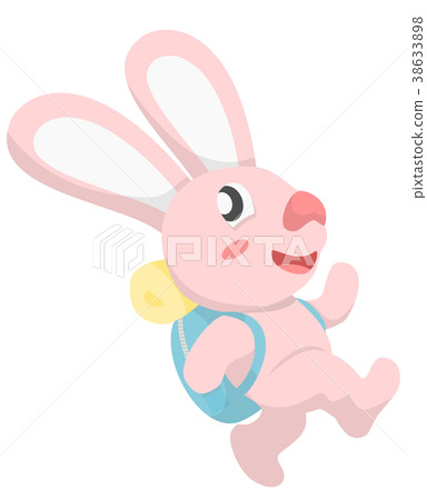Rabbit hiking - Stock Illustration [38633898] - PIXTA