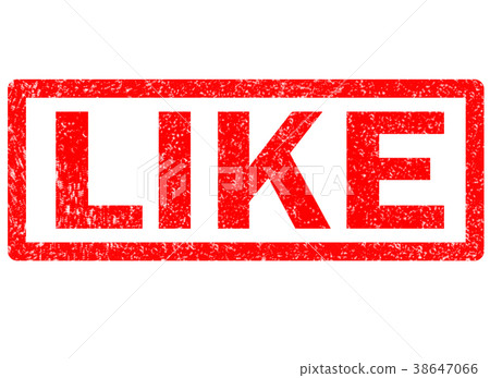 like red stamp text on white background. like sign - Stock Illustration ...