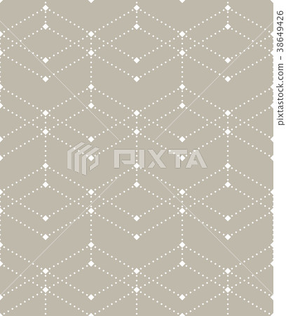 The geometric pattern with points. Seamless vector - Stock Illustration ...