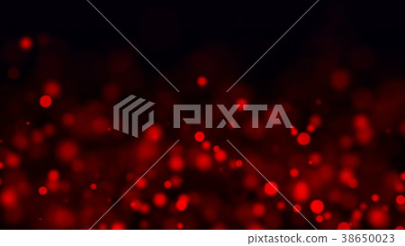 Bright red glowing bokeh, shallow depth of field - Stock Illustration [38650023] - PIXTA