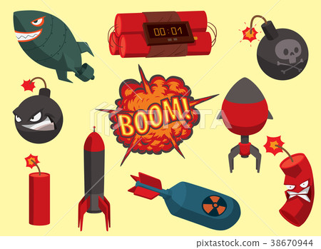 Bomb vector dynamite fuse illustration grenade - Stock Illustration ...