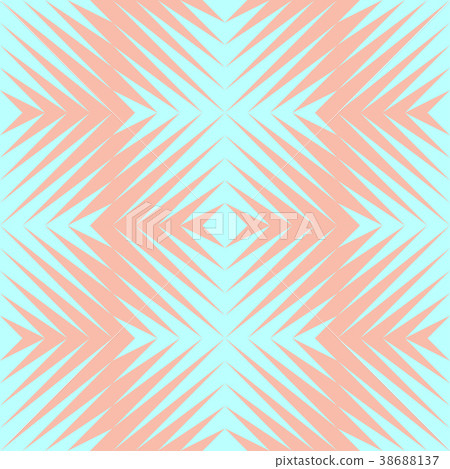 Geometric jagged edge seamless pattern. - Stock Illustration [38688137 ...