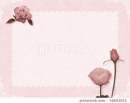 Event card background rose rose pink - Stock Illustration [38693051 ...