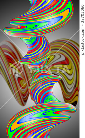 Colorful abstract background. 3D render - Stock Illustration [38703060 ...