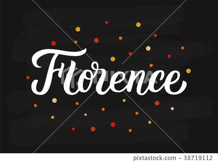 Florence hand lettering - Stock Illustration [38719112] - PIXTA