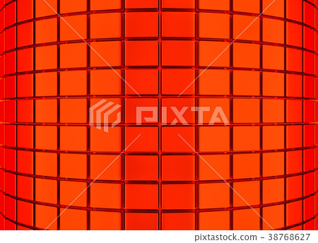 Abstract 3d red geometric background. - Stock Illustration [38768627 ...
