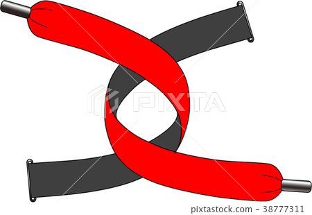 Cross line-p 002 - Stock Illustration [38777311] - PIXTA