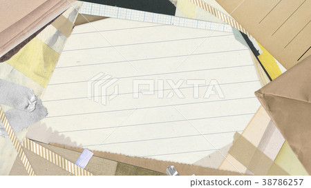 Paper_collage_background_paper_Paper_BG-2_03 - Stock Illustration ...