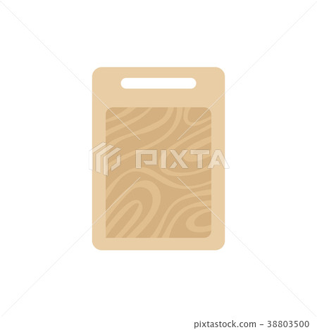 Wooden chopping or cutting board. Sign design - Stock Illustration ...