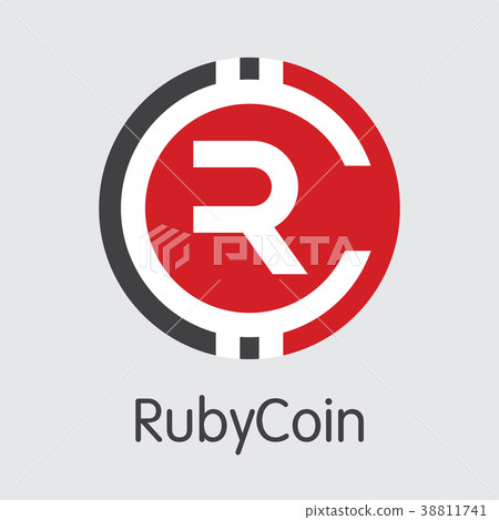 Rubycoin Cryptocurrency - Vector Colored Logo. - Stock Illustration [38811741] - PIXTA