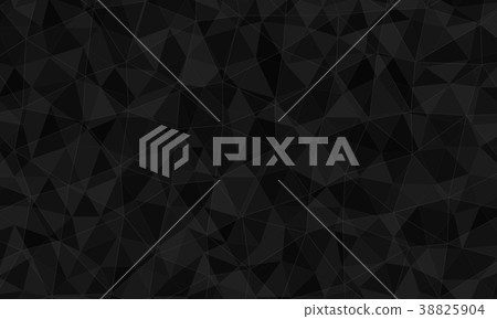 black polygon vector backgrounds and texture-插圖素材 [38825904] - PIXTA圖庫