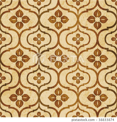 Retro brown texture grunge seamless background - Stock Illustration ...