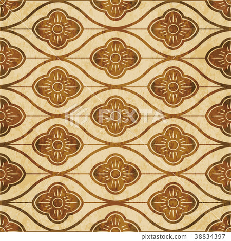Retro brown texture grunge seamless background - Stock Illustration ...