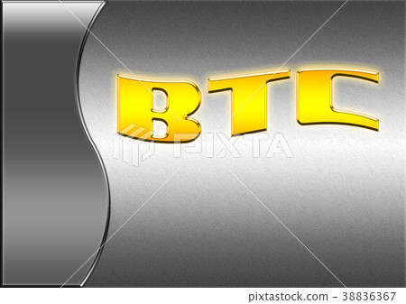 Bitcoin text. Digital 3d rendering. - Stock Illustration [38836367] - PIXTA