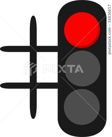 Red light [simple] - Stock Illustration [38836657] - PIXTA