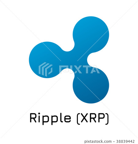 Ripple (XRP). Vector illustration crypto coin ico - Stock Illustration ...