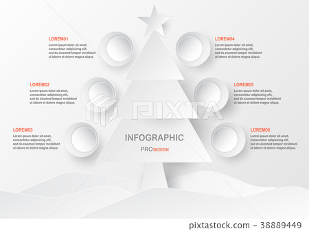Infographic design for Merry Christmas. - Stock Illustration [38889449 ...