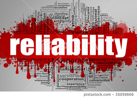 Reliability word cloud - Stock Illustration [38898666] - PIXTA