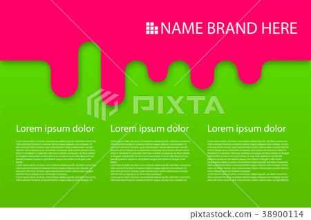 Colored modern rounded background poster - Stock Illustration [38900114 ...
