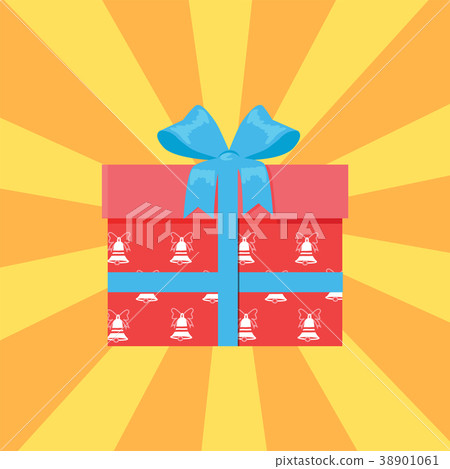 Present in Box Decorated - Stock Illustration [38901061] - PIXTA