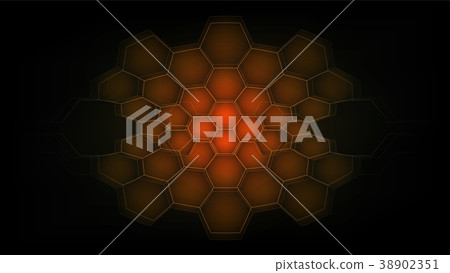 beehive complex major cyber computer technology - Stock Illustration ...