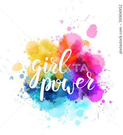 Watercolor background with handwritten calligraphy - Stock Illustration ...