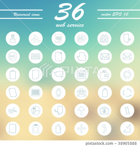 service line Icons Vector set - Stock Illustration [38905888] - PIXTA