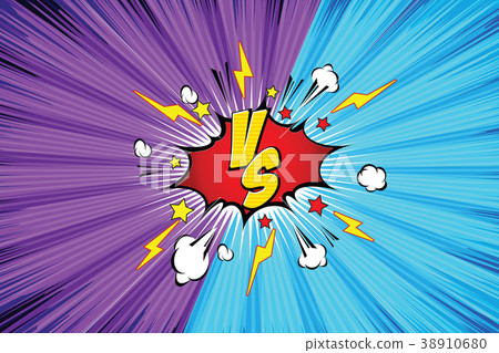 Fight backgrounds comics style design. - Stock Illustration [38910680 ...