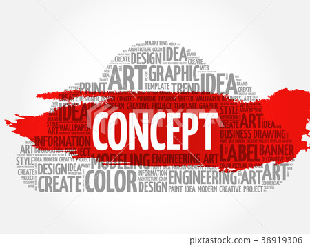 CONCEPT word cloud - Stock Illustration [38919306] - PIXTA