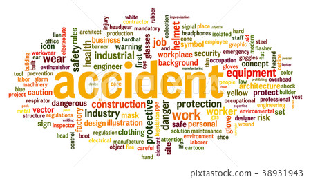 Accident word cloud - Stock Illustration [38931943] - PIXTA