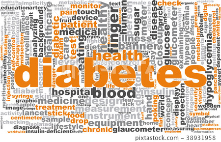 Diabetes word cloud - Stock Illustration [38931958] - PIXTA