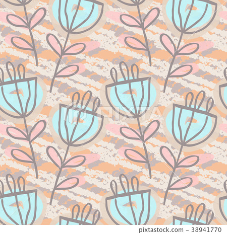 Abstract seamless pattern - Stock Illustration [38941770] - PIXTA