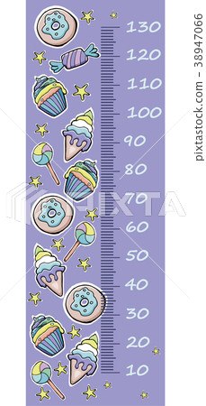 Vector height gauge for children. - Stock Illustration [38947066] - PIXTA