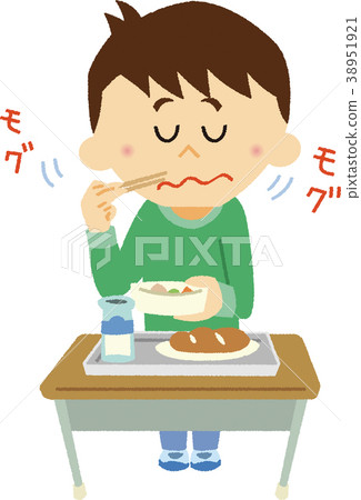Illustration material Chew and eat well - Stock Illustration [38951921 ...