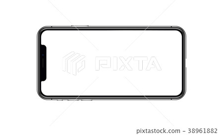 realistic contour of the smartphone - Stock Illustration [38961882] - PIXTA